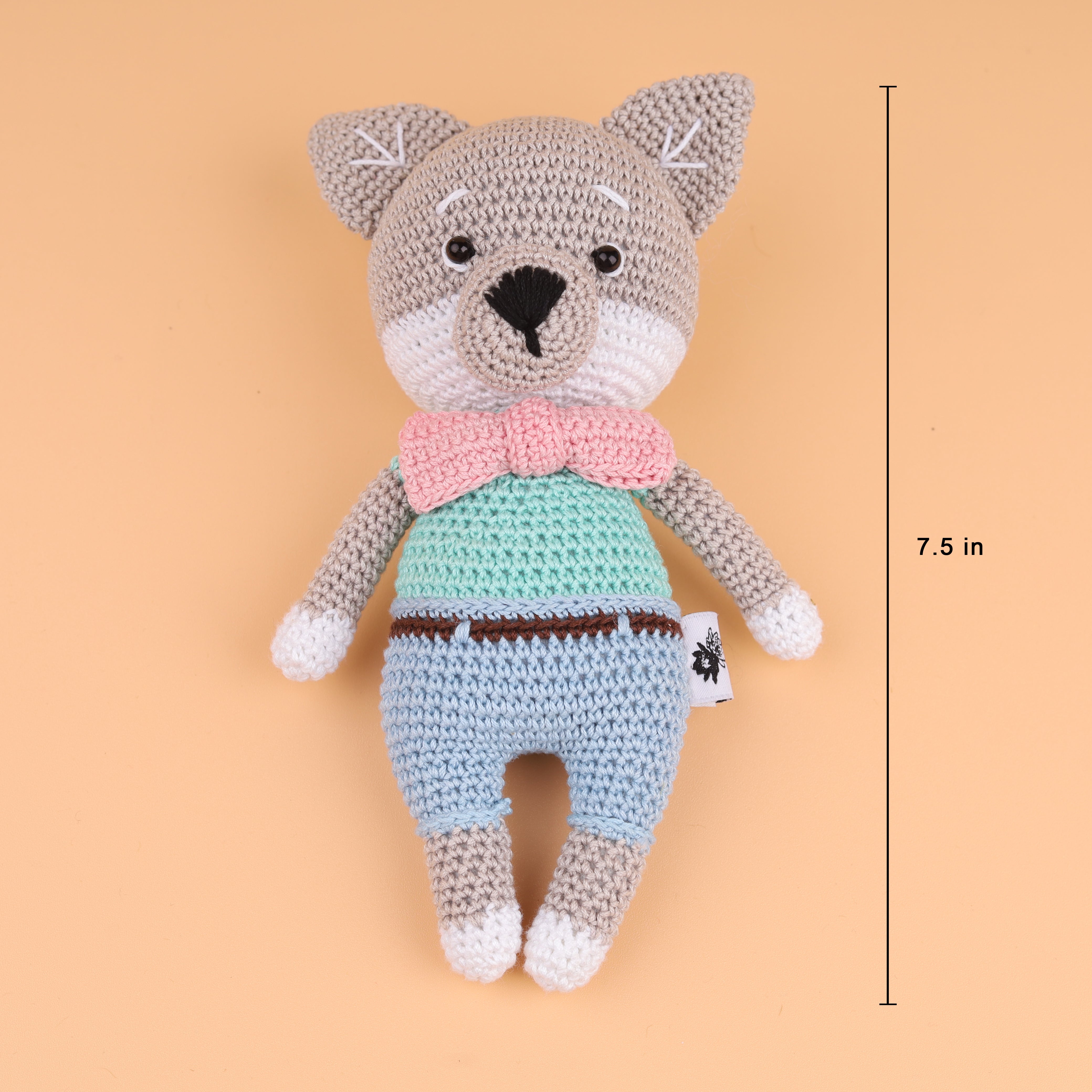 Cotton Crochet Witty Fox Stuff Toy – Itihasikala